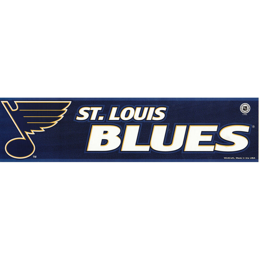 St. Louis Blues Logo - 3x12 Bumper Sticker Strip at Sticker Shoppe