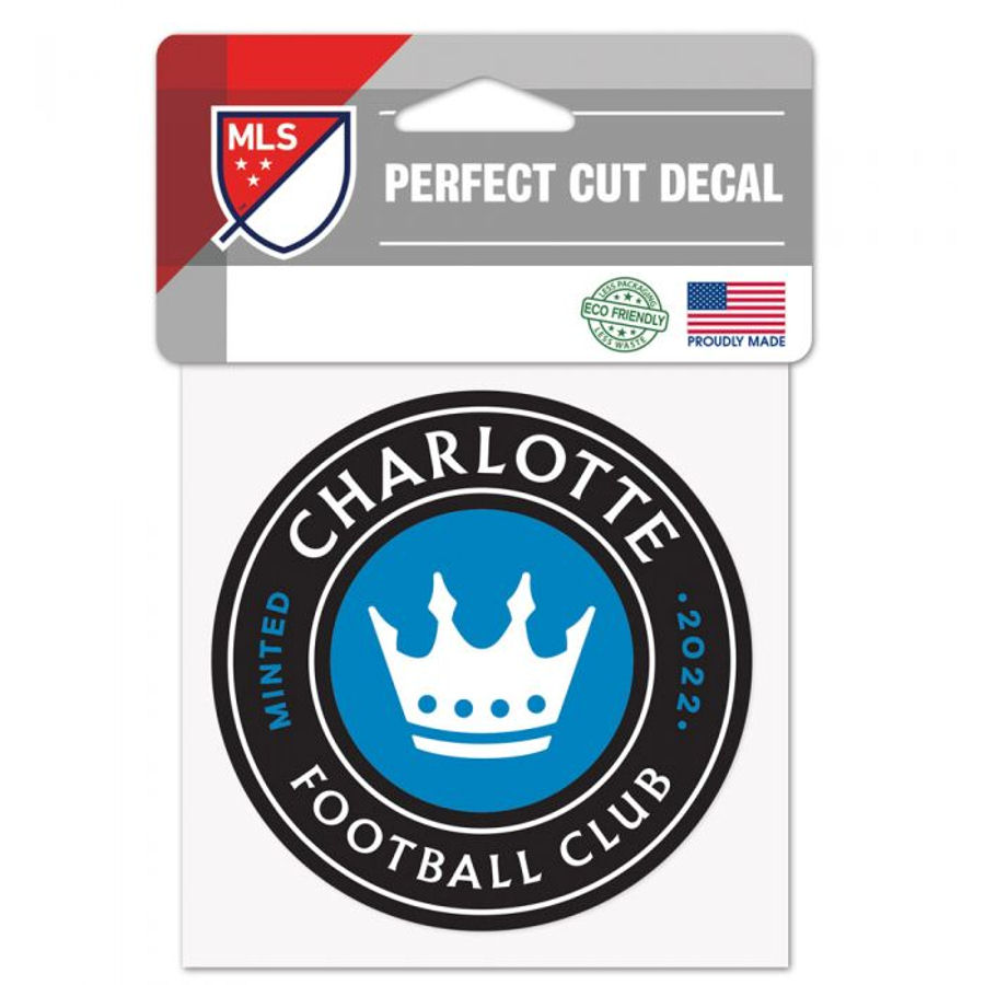 Charlotte FC - 4x4 Die Cut Decal at Sticker Shoppe