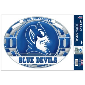 Duke University Blue Devils - Stained Glass 11x17 Ultra Decal at ...
