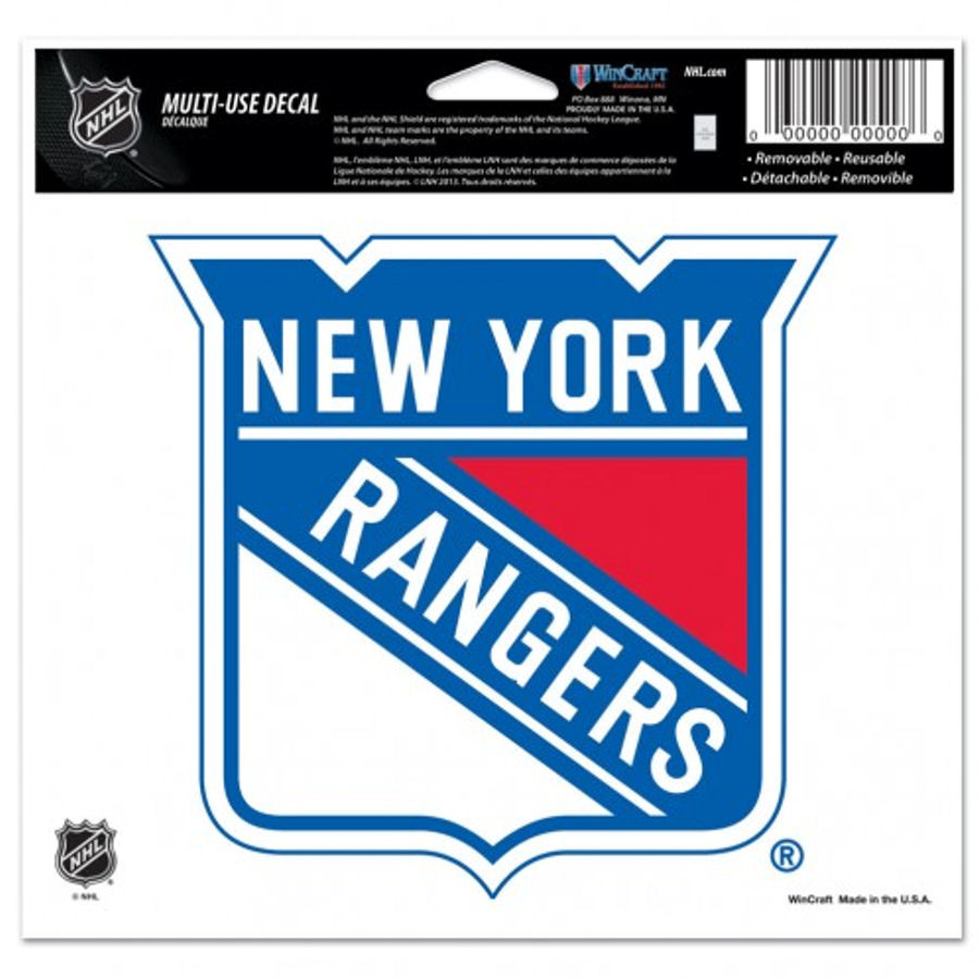 New York Rangers - 5x6 Ultra Decal at Sticker Shoppe