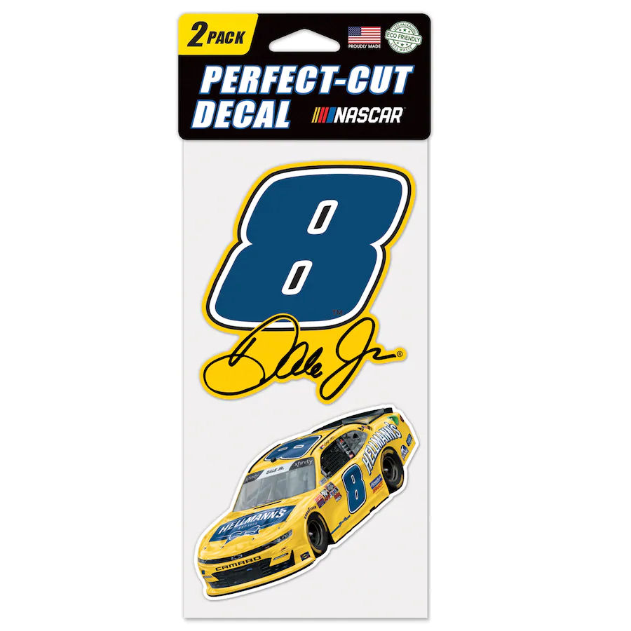 Dale Earnhardt Jr #8 Hellmann's - Set of Two 4x4 Die Cut Decals at ...