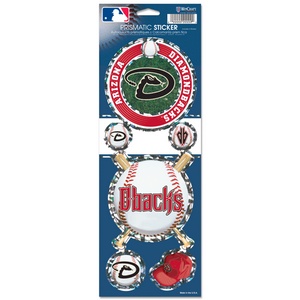 Arizona Diamondbacks - Prismatic Decal Set at Sticker Shoppe