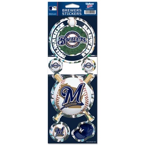 Milwaukee Brewers - Prismatic Decal Set at Sticker Shoppe