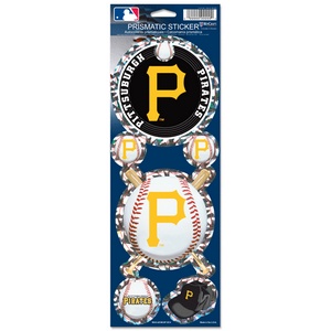 Pittsburgh Pirates - Prismatic Decal Set at Sticker Shoppe