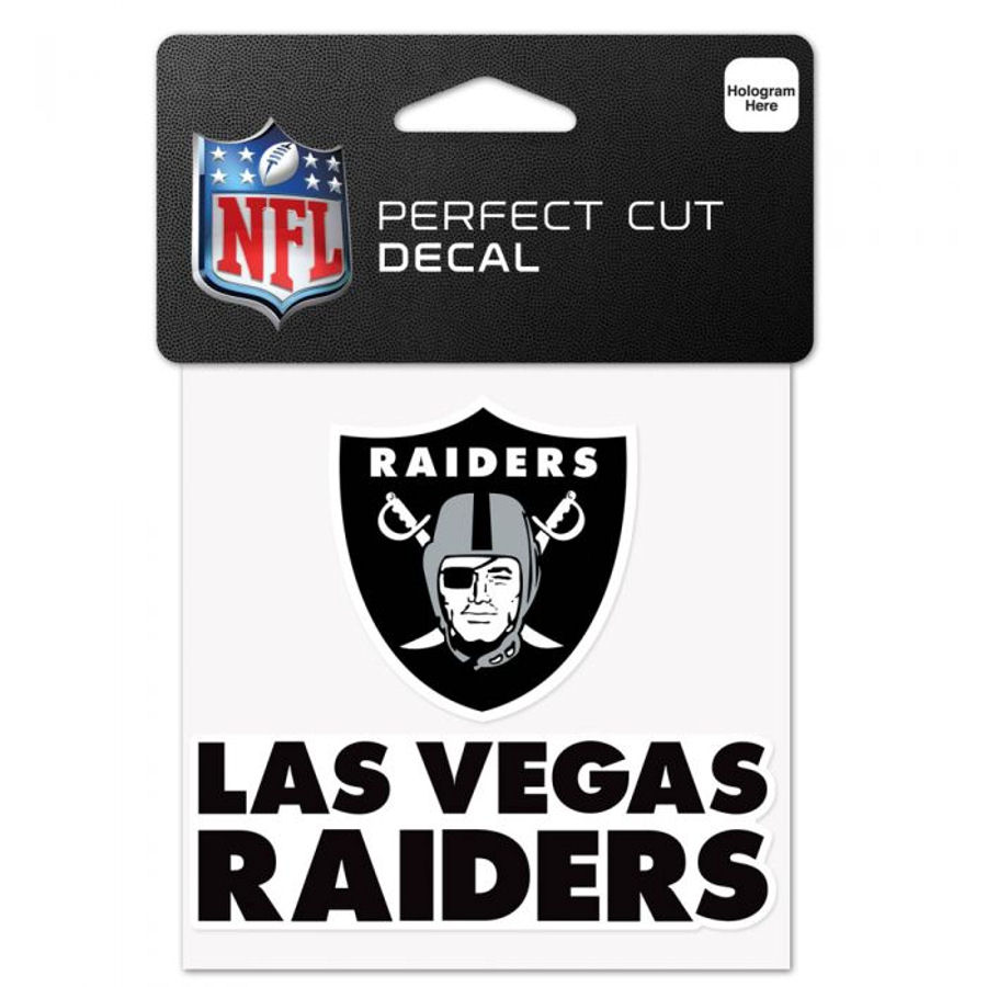 Las Vegas Raiders Script - 4x4 Die Cut Decal at Sticker Shoppe