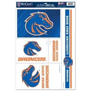 Boise State University Broncos - Set of 5 Ultra Decals at Sticker Shoppe