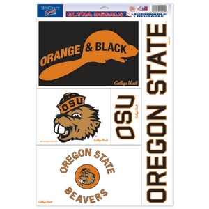 Oregon State University Beavers Retro - Set of 5 Ultra Decals at ...