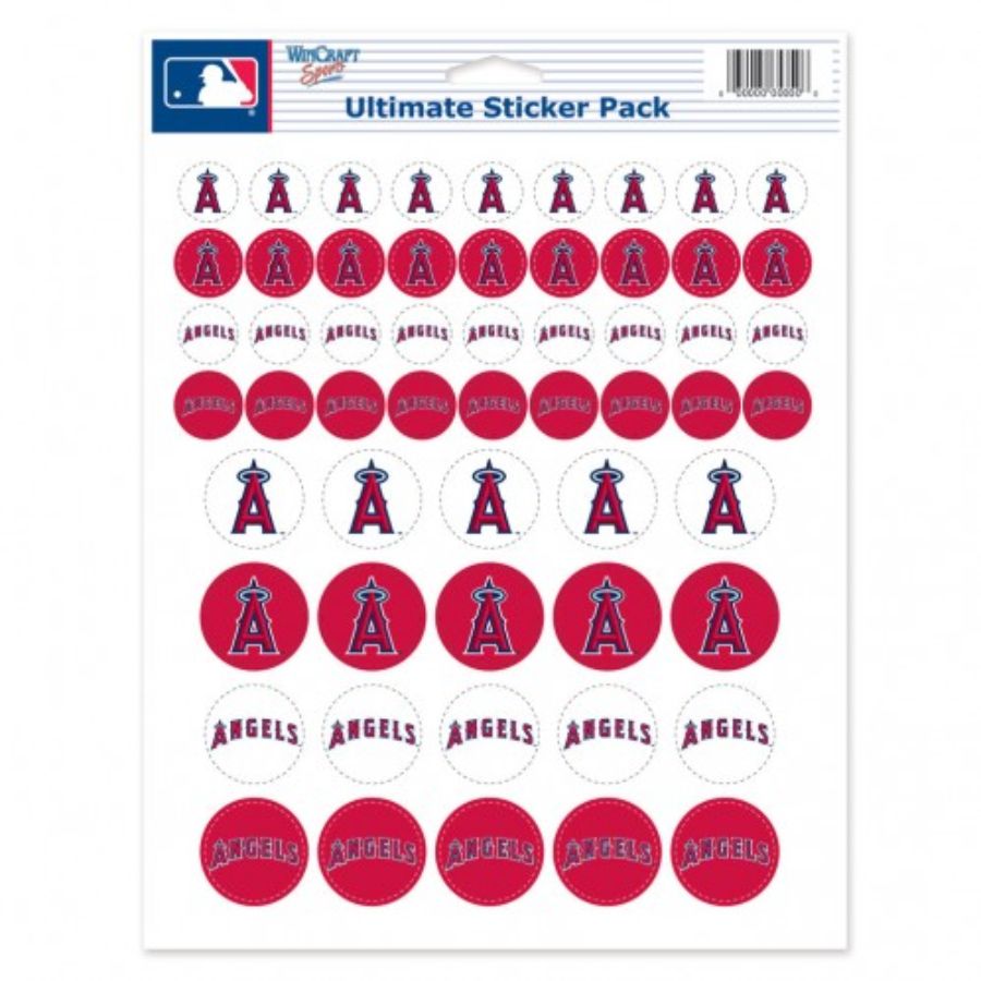 Los Angeles Angels of Anaheim - 8.5x11 Sticker Sheet at Sticker Shoppe