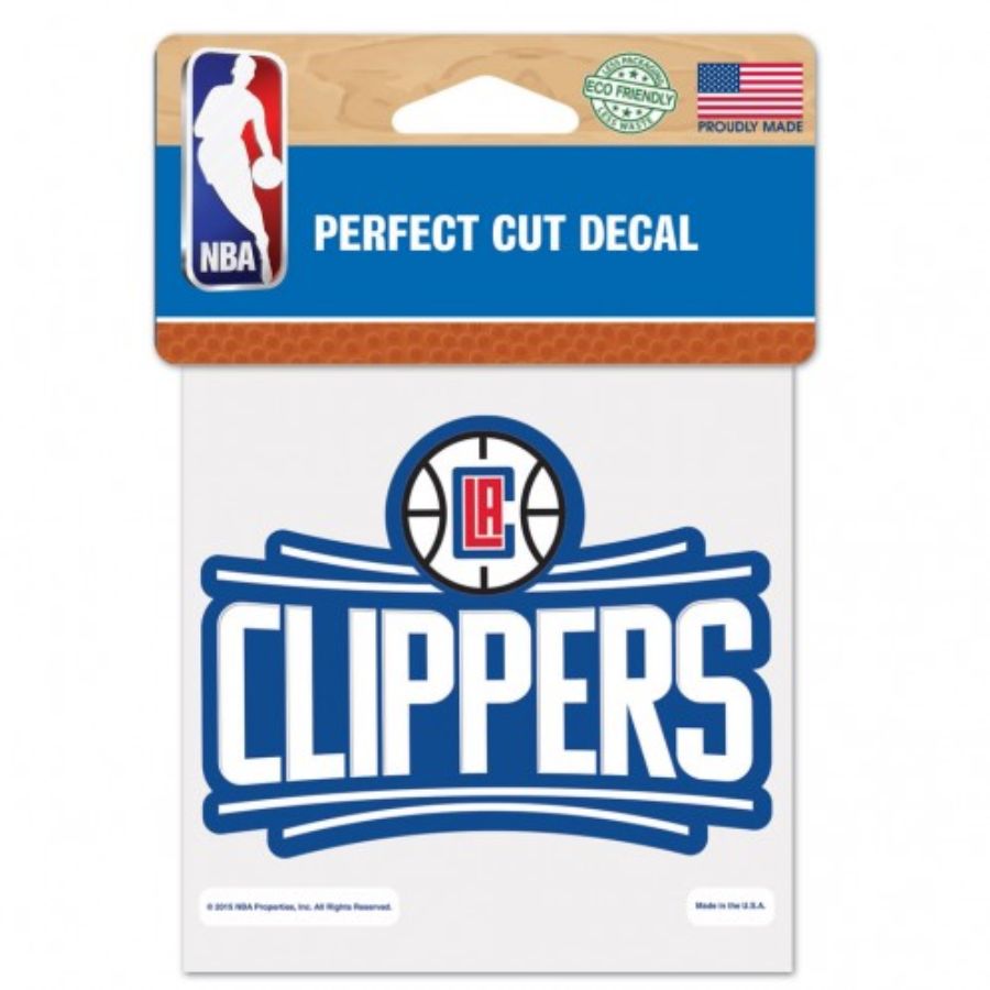 Los Angeles Clippers 2015-Present - 4x4 Die Cut Decal at Sticker Shoppe