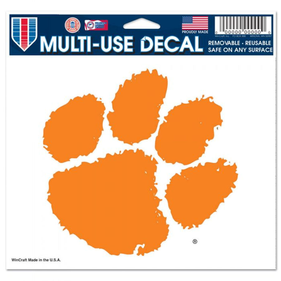 Clemson University Tigers - 5x6 Ultra Decal at Sticker Shoppe