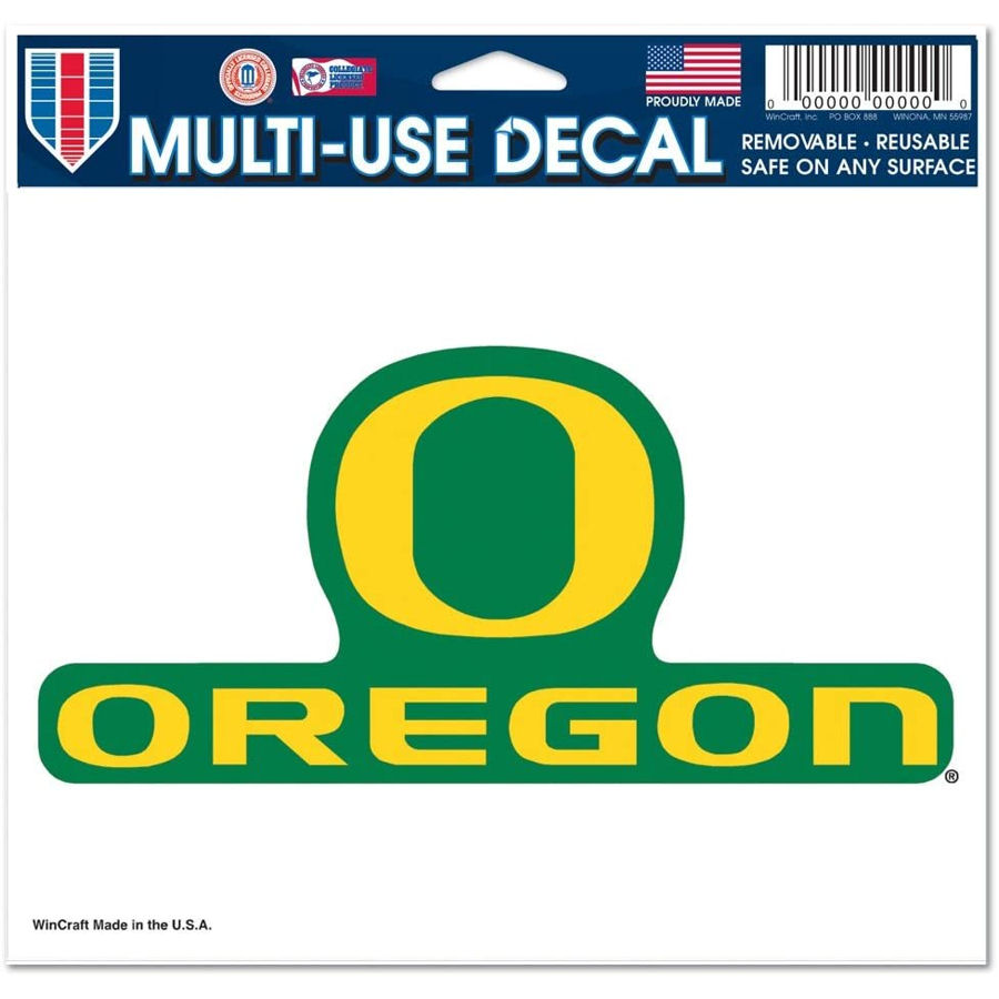 University Of Oregon Ducks Script Logo - 5x6 Ultra Decal at Sticker Shoppe