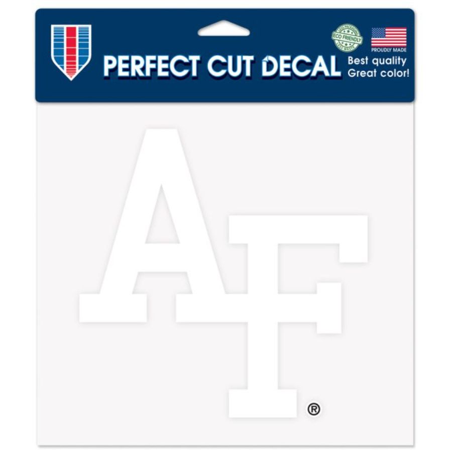 Air Force Academy Falcons - 8x8 White Die Cut Decal at Sticker Shoppe