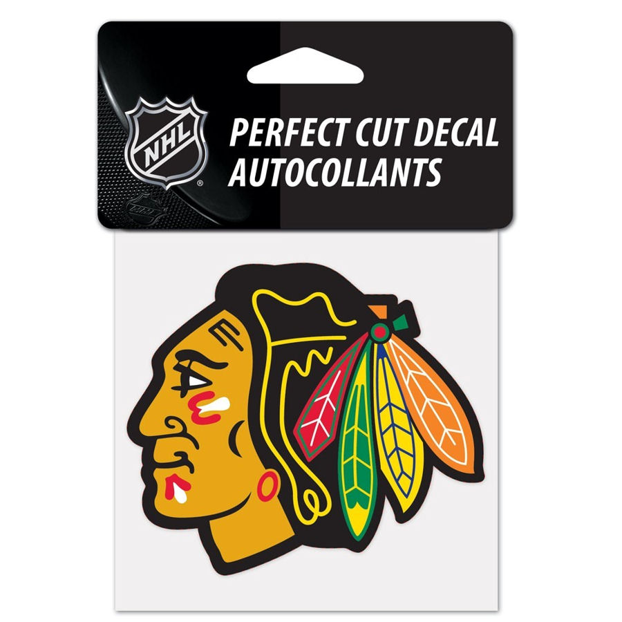 Chicago Blackhawks - 4x4 Die Cut Decal at Sticker Shoppe