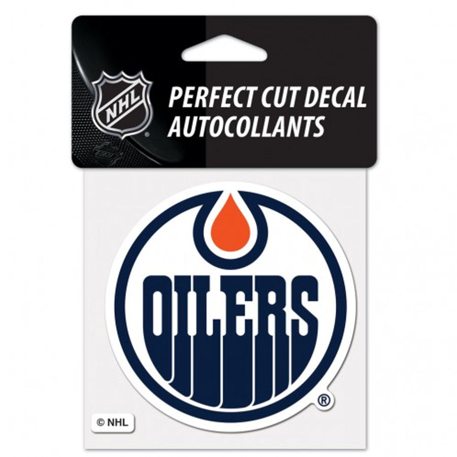 Edmonton Oilers - 4x4 Die Cut Decal at Sticker Shoppe