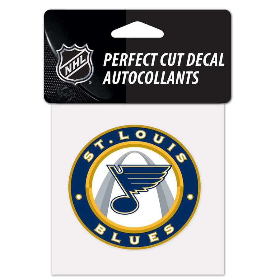 St. Louis Blues - 4x4 Die Cut Decal at Sticker Shoppe