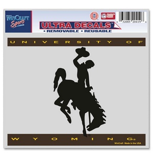 University Of Wyoming Cowboys Script Logo - 5x6 Ultra Decal at Sticker ...