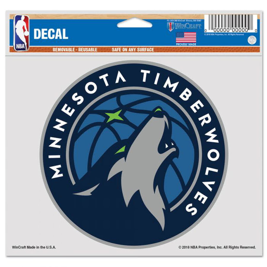 Minnesota Timberwolves - 5x6 Multi Use Decal at Sticker Shoppe
