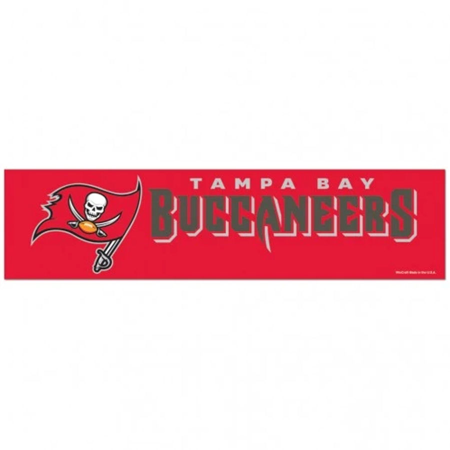 Tampa Bay Buccaneers Logo Bumper Sticker Strip 3 x 12 at Sticker Shoppe