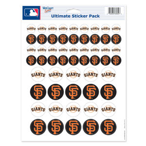 San Francisco Giants - 8.5x11 Sticker Sheet at Sticker Shoppe