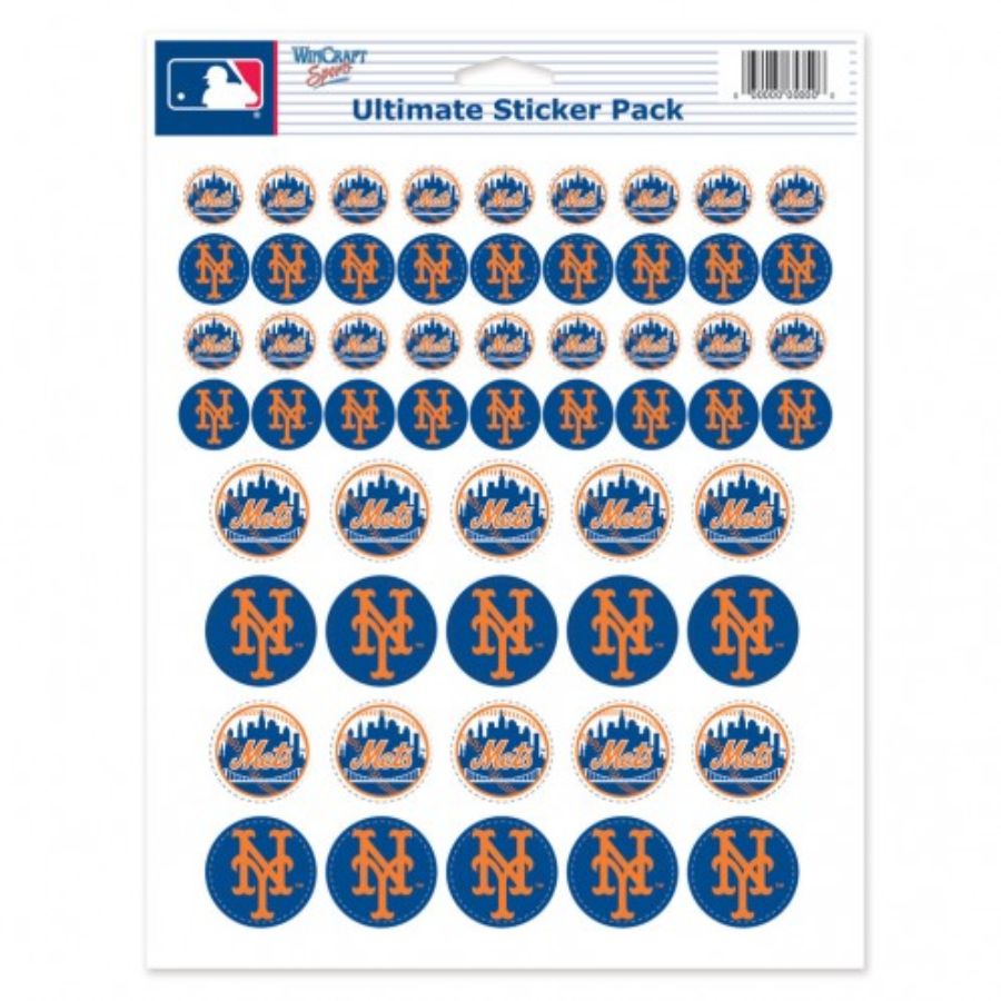 New York Mets - 8.5x11 Sticker Sheet at Sticker Shoppe