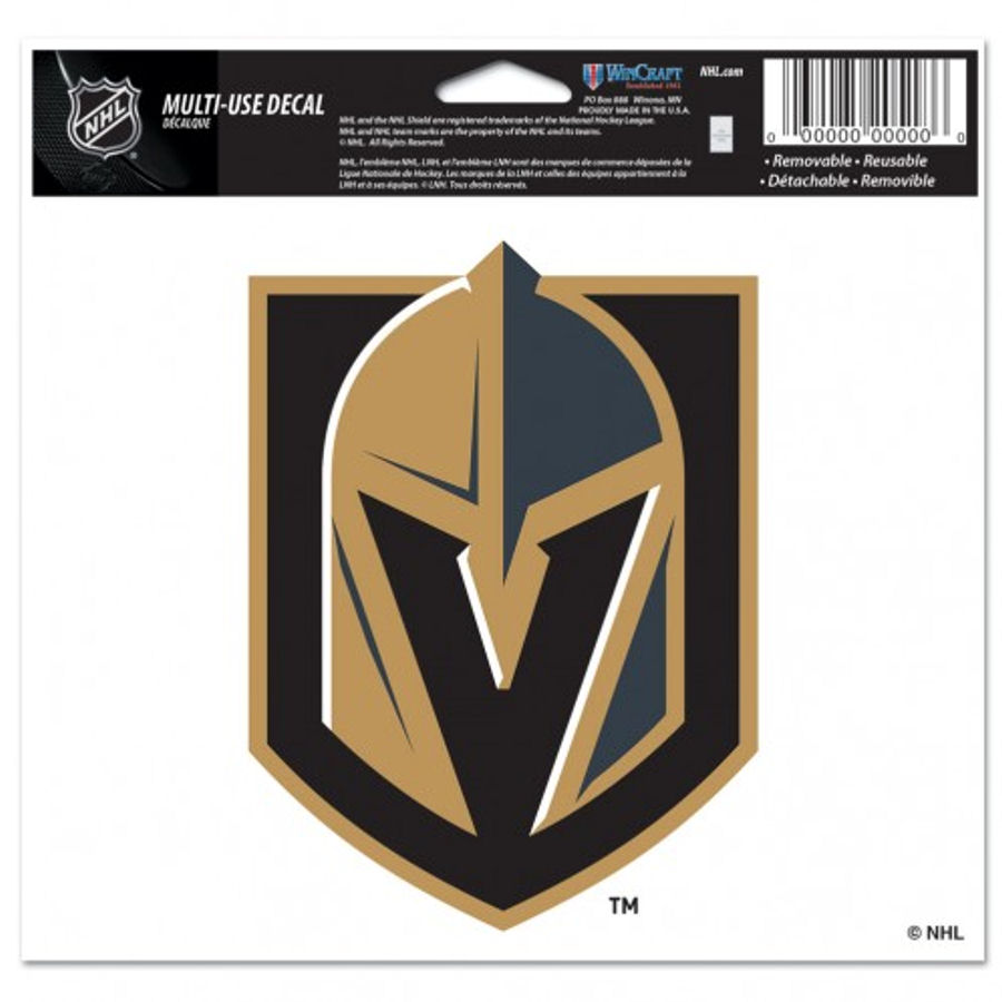 Vegas Golden Knights - 5x6 Ultra Decal at Sticker Shoppe