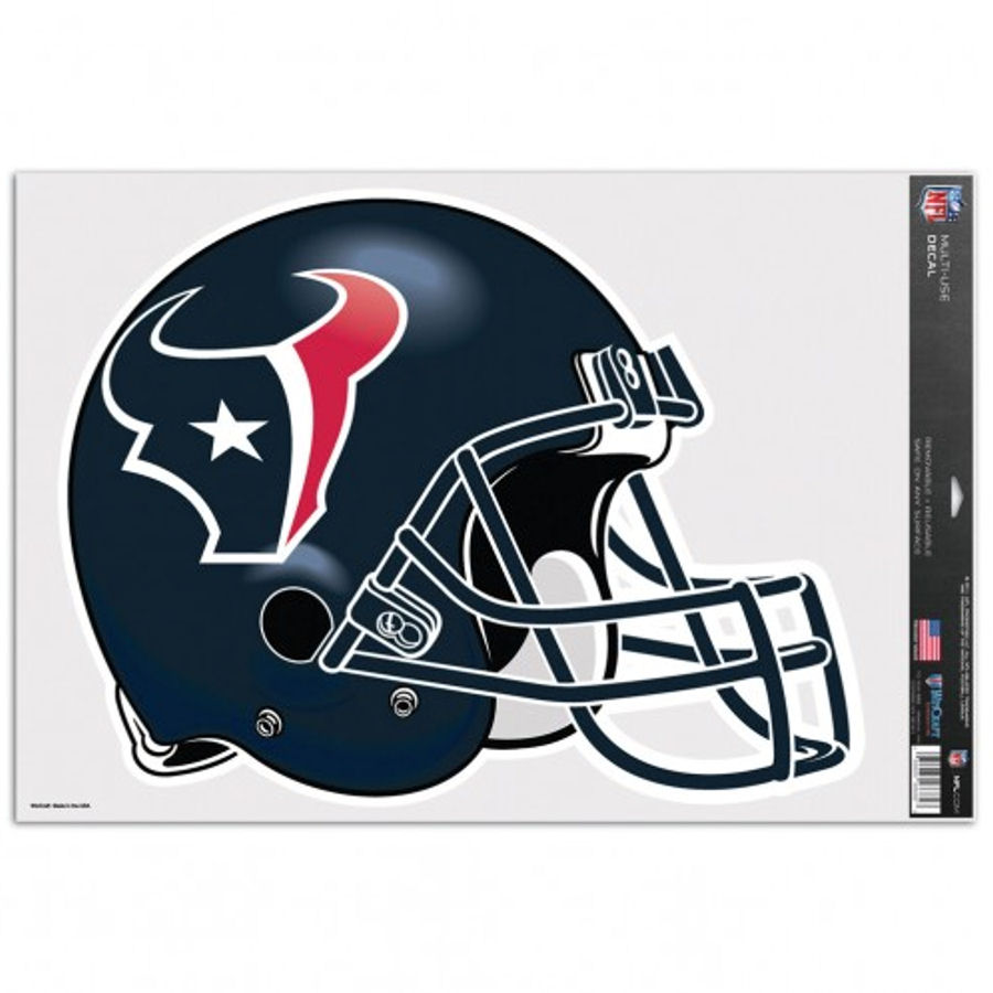 Houston Texans Helmet - 11x17 Ultra Decal at Sticker Shoppe