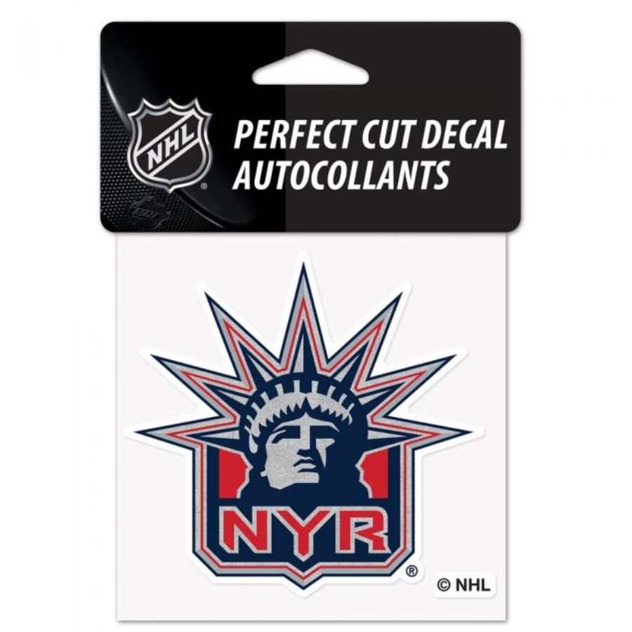 New York Rangers Reverse Retro Logo - 4x4 Die Cut Decal at Sticker Shoppe