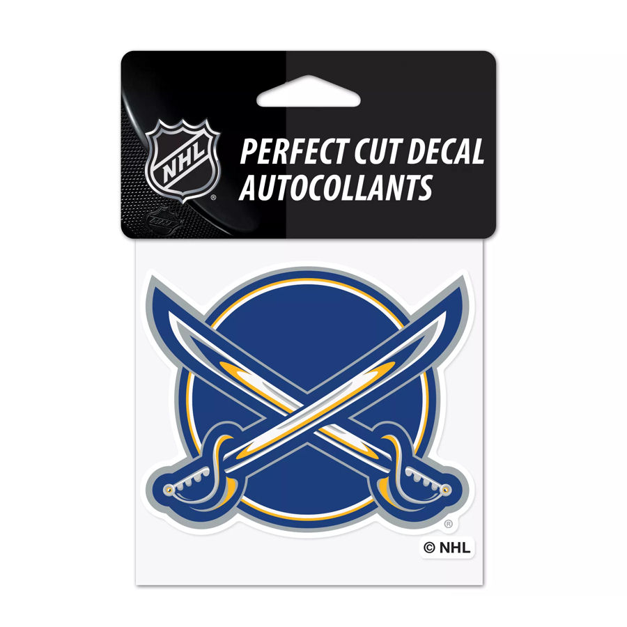 Buffalo Sabres Reverse Retro Logo - 4x4 Die Cut Decal at Sticker Shoppe