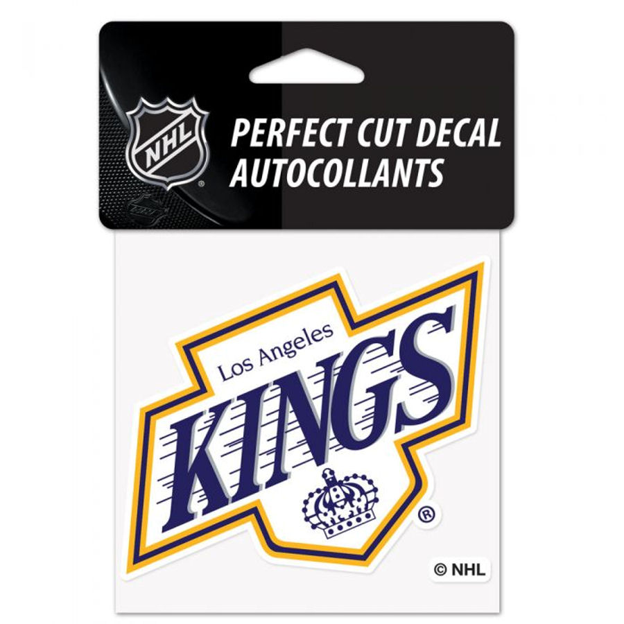 Los Angeles Kings Reverse Retro Logo - 4x4 Die Cut Decal at Sticker Shoppe