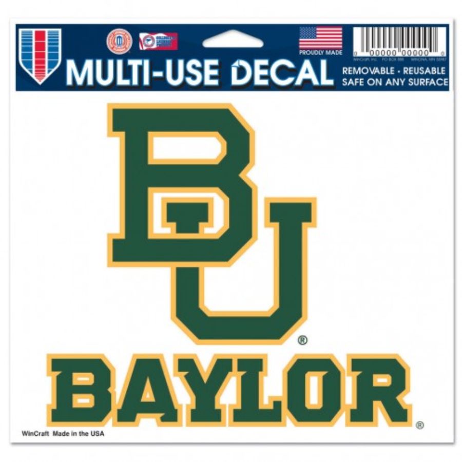 Baylor University Bears - 5x6 Ultra Decal at Sticker Shoppe