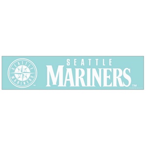 Seattle Mariners - 4x17 White Die Cut Decal at Sticker Shoppe