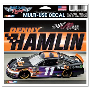 Denny Hamlin #11 FedEx - 5x6 Ultra Decal at Sticker Shoppe