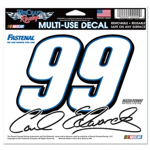 Carl Edwards #99 - 5x6 Ultra Decal at Sticker Shoppe