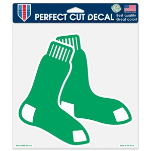 Boston Red Sox Green Irish - 8x8 Full Color Die Cut Decal at Sticker Shoppe