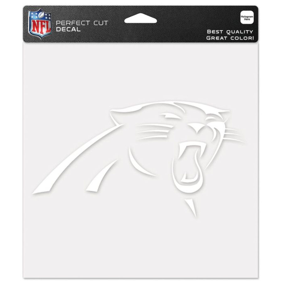 Carolina Panthers Logo - 8x8 White Die Cut Decal at Sticker Shoppe