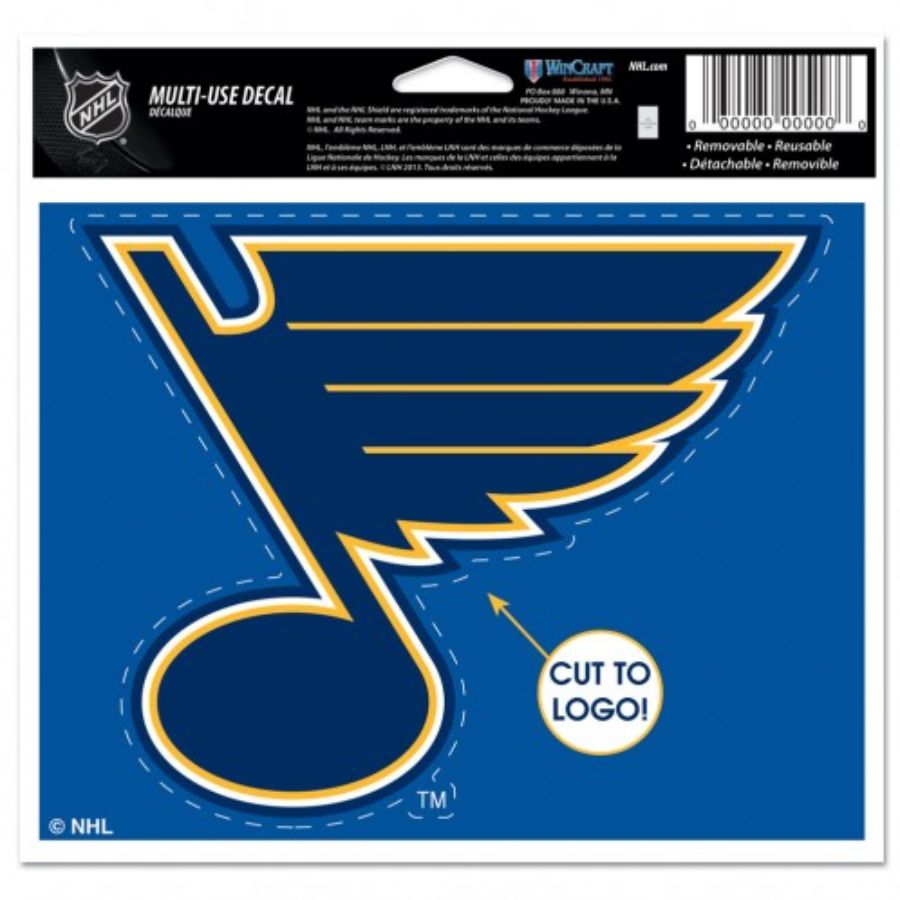 St Louis Blues - 4.5x5.75 Die Cut Ultra Decal at Sticker Shoppe