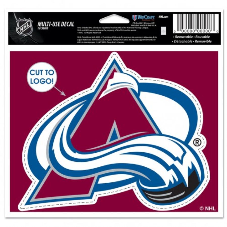 Colorado Avalanche - 4.5x5.75 Die Cut Ultra Decal at Sticker Shoppe