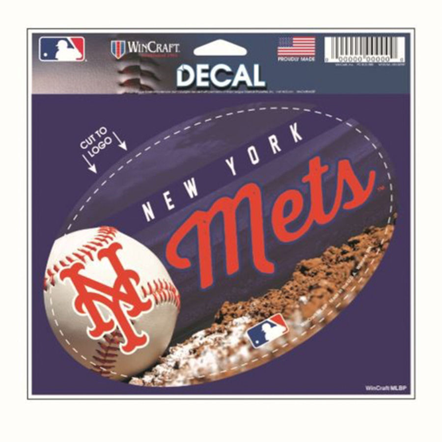 New York Mets - 3.5x5 Vinyl Oval Sticker at Sticker Shoppe