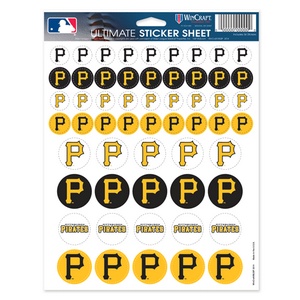 Pittsburgh Pirates - 8.5x11 Sticker Sheet at Sticker Shoppe