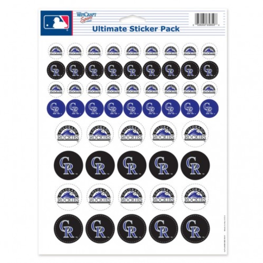 Colorado Rockies - 8.5x11 Sticker Sheet at Sticker Shoppe