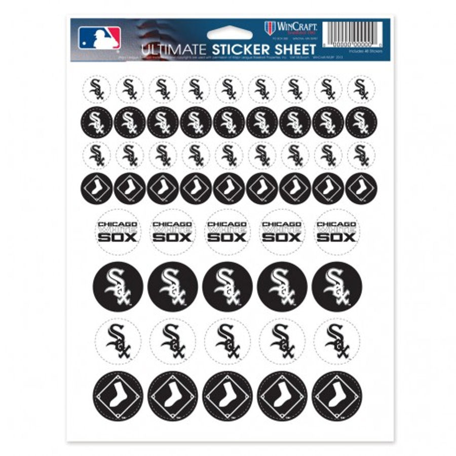 Chicago White Sox - 8.5x11 Sticker Sheet at Sticker Shoppe