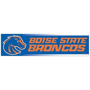 Boise State University Broncos - 3x12 Bumper Sticker Strip at Sticker ...