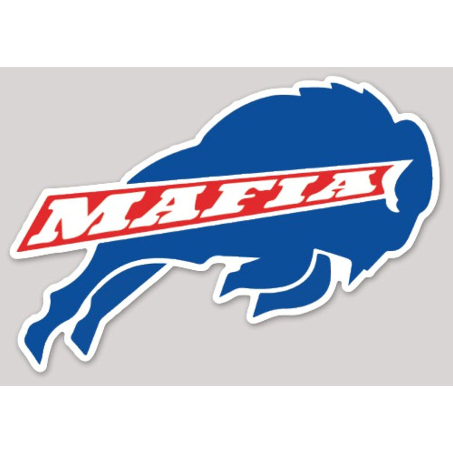 Buffalo Bills Mafia Slogan - Vinyl Sticker at Sticker Shoppe