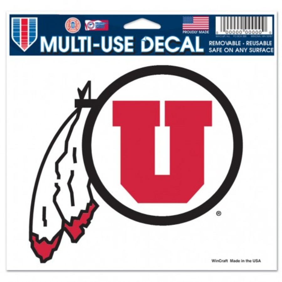 University Of Utah Utes - 5x6 Ultra Decal at Sticker Shoppe