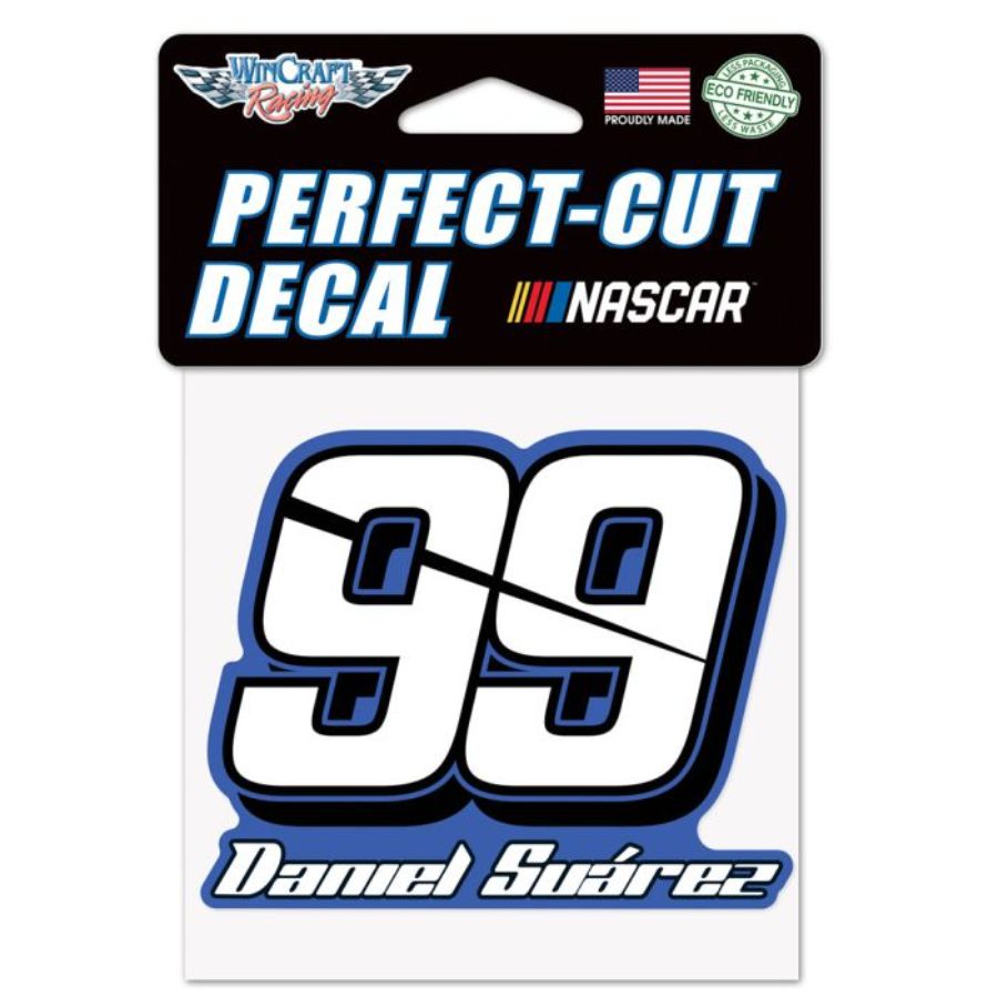 Daniel Suarez #99 - 4x4 Die Cut Decal at Sticker Shoppe