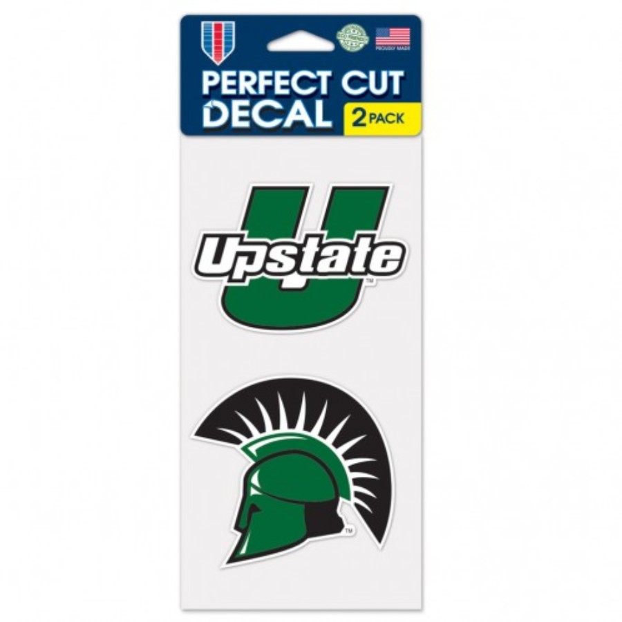 University Of South Carolina Upstate Spartans - Set of Two 4x4 Die Cut ...