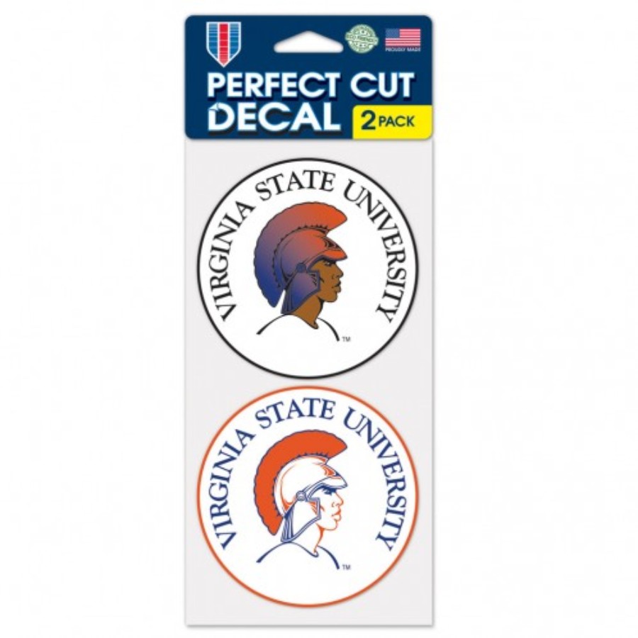 Virginia State University Trojans - Set of Two 4x4 Die Cut Decals at ...