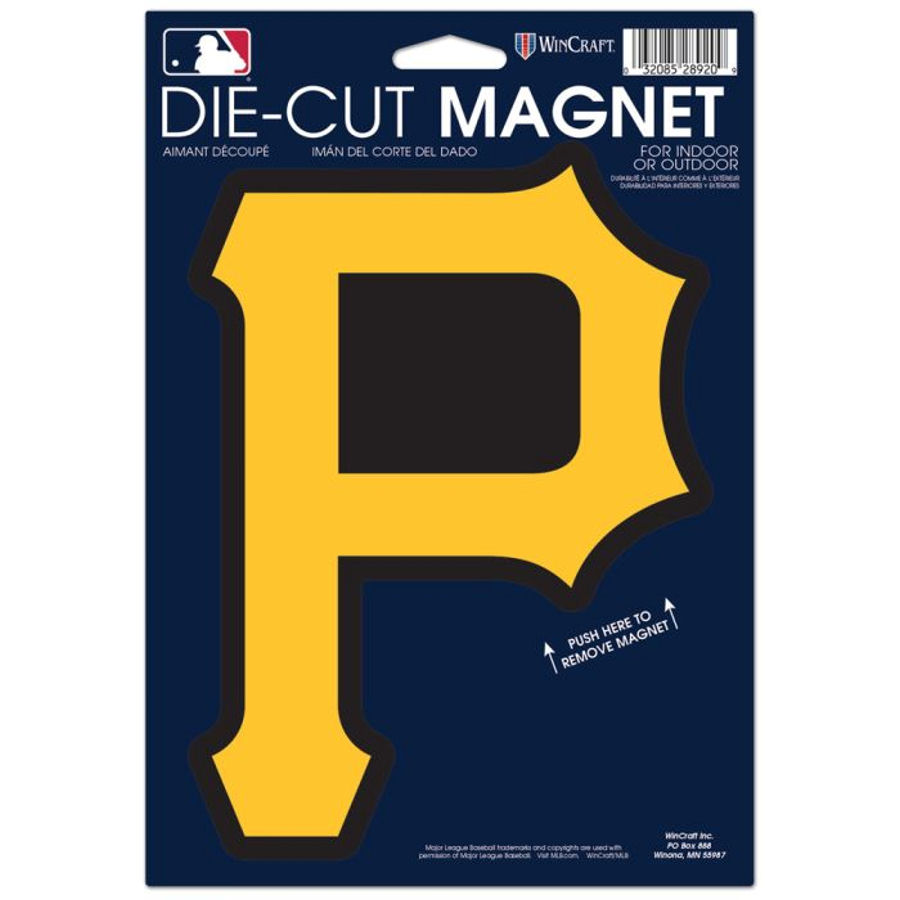 Pittsburgh Pirates - 7" Die Cut Magnet at Sticker Shoppe