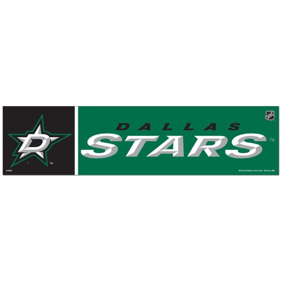 Dallas Stars - 3x12 Bumper Sticker Strip at Sticker Shoppe