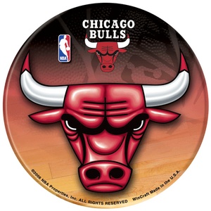 Chicago Bulls - Domed Decal at Sticker Shoppe